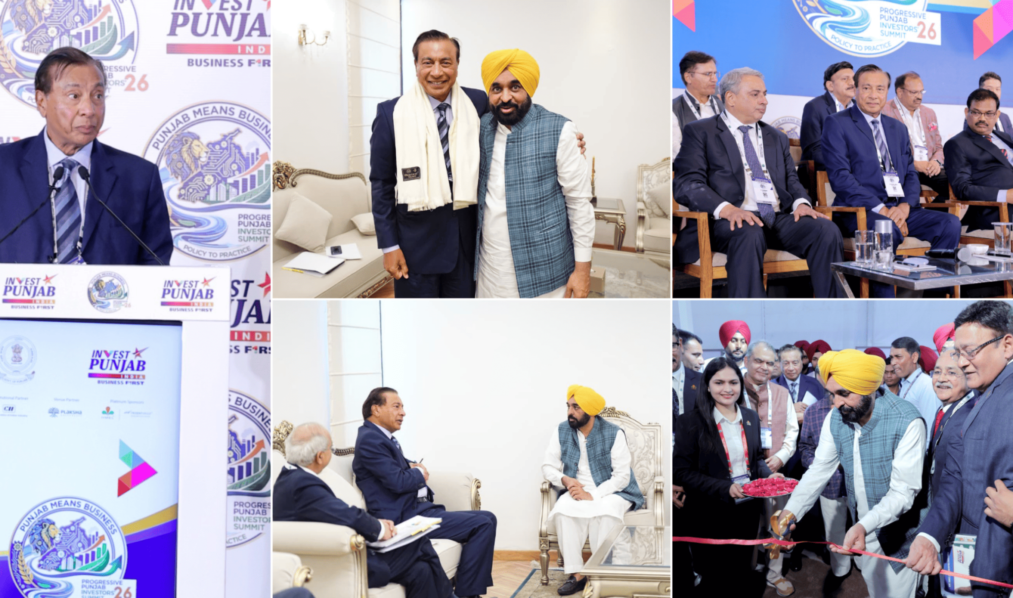 Mr. L N Mittal pledges fresh investment during the Progressive Punjab ...